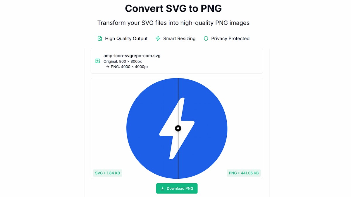 Convert SVG to PNG